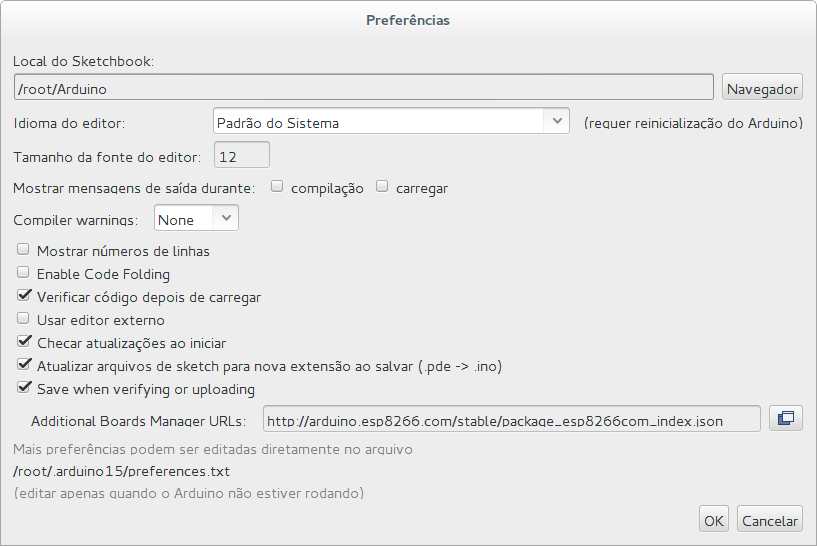 Usando A Interface Do Arduino Para Programar O Esp8266 · Daniel Junho